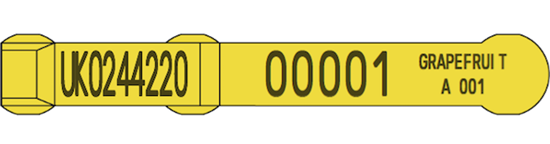 Scotland Sheep New Run EID SET Tag | Layout 2 :: Shearwell.co.uk